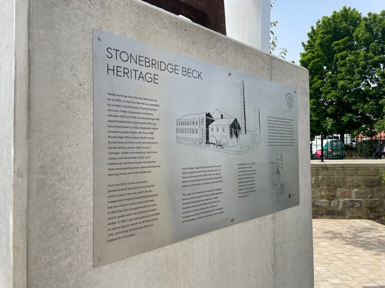 Embracing Stonebridge Beck Signage - Widd Signs